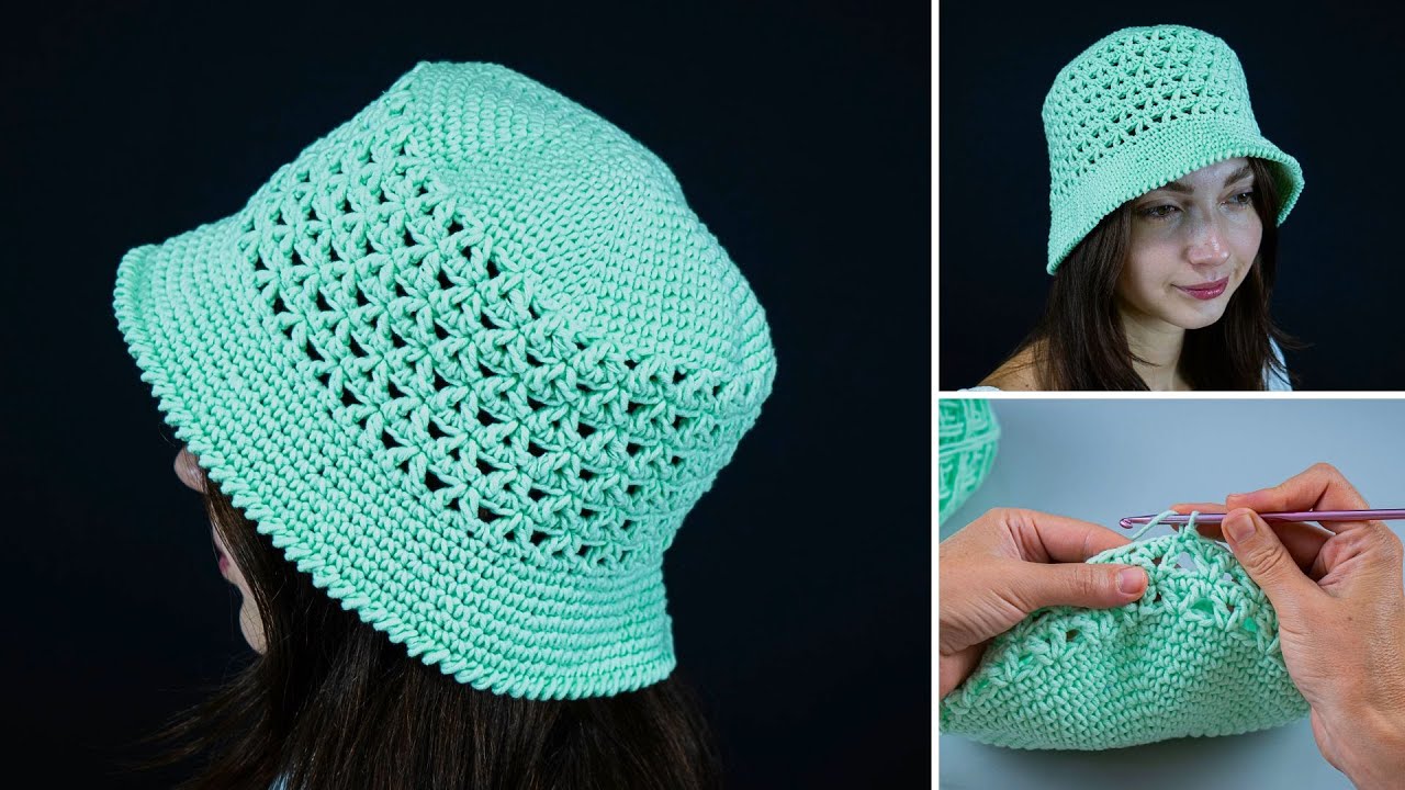 Crochet bucket hat for beginners - Crochet4U
