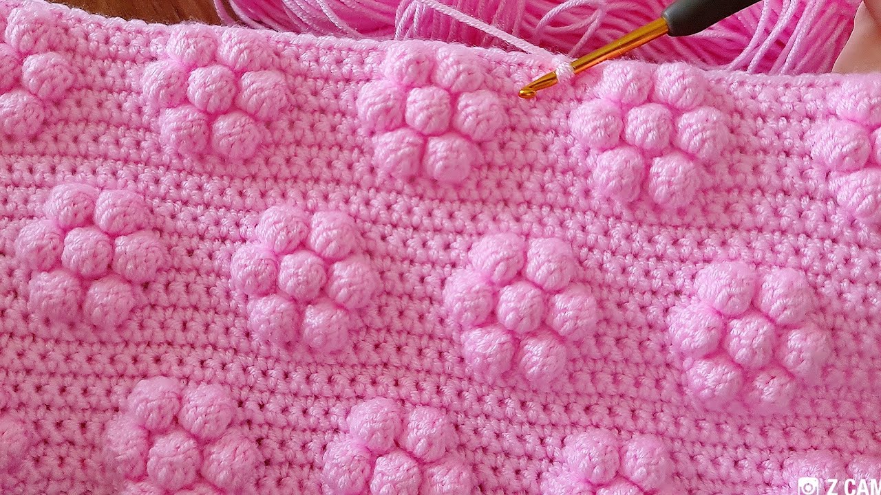 🌸 Blooming Beauty: Mastering the Flower Bobble Stitch - Crochet4U